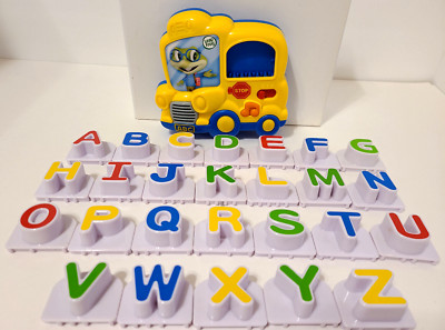 LeapFrog Fridge Phonics Magnetic Yellow Bus Alphabet Set Complete 26 ...