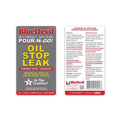 BlueDevil Oil Stop Leak Engine Sealer for Permanent Oil Leak Repair 1 ...