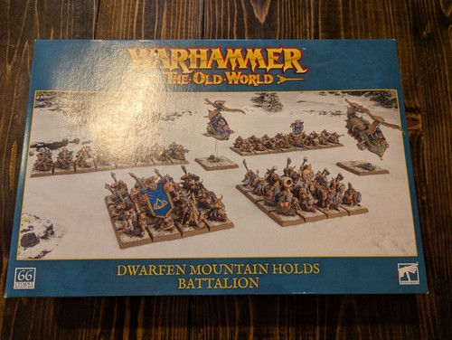 Warhammer The Old World: Dwarfen Mountain Holds - Battalion Army Box ...
