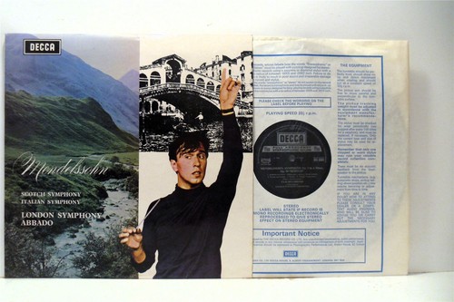 ABBADO mendelssohn scotch & italian symphonies LP EX+/EX, SXL 6363 ...