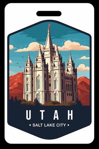Salt Lake City Utah - US State Capital - Luggage/Bag Tag - FREE ...