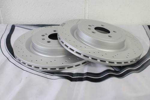 NEW Genuine Mercedes-Benz W205 C-Class C63 AMG REAR Brake Discs X2 ...