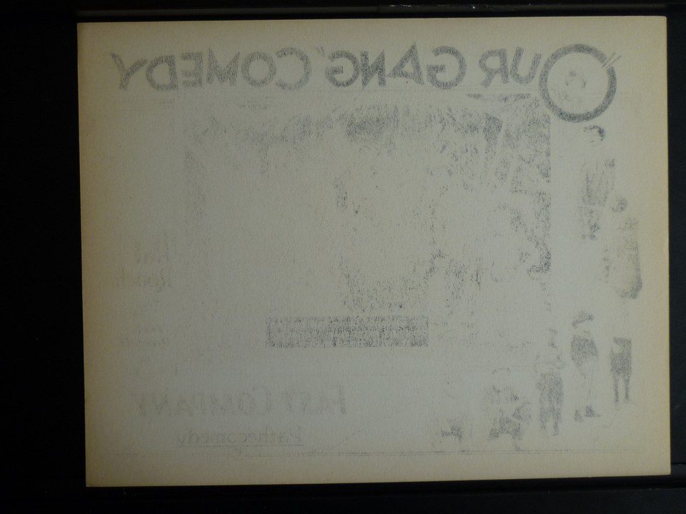 1924 OUR GANG LOBBY CARD IN EXC. COND. - RARE SILENT EARLY LITTLE ...