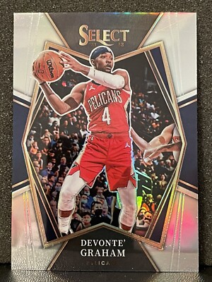 Devonte Graham 2021-22 Panini Select Premier Level Silver Prizm No. 168 ...