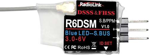 R6DSM 2.4Ghz 10 Channels Micro RC Receiver SBUS/PPM for Mini FPV Racing ...