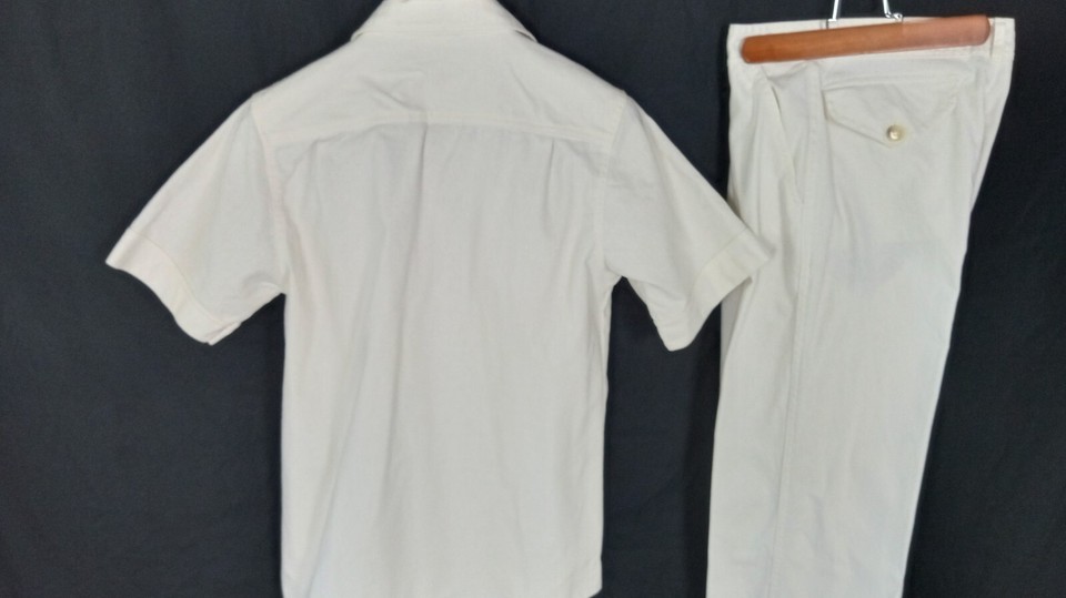 Sysser Ginsborg Deres Denmark women's White denim jeans summer suit out ...