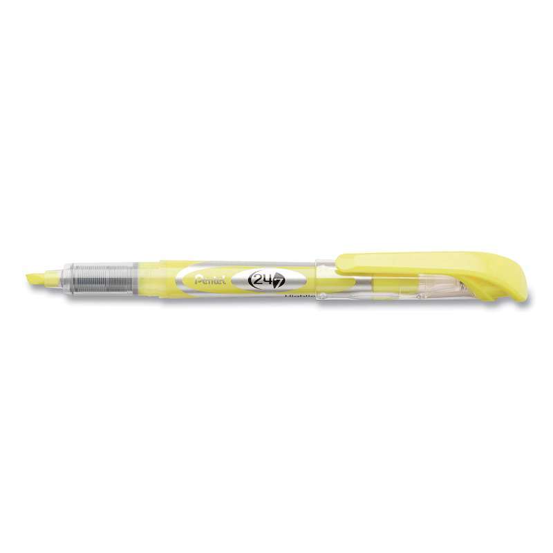 24/7 Highlighter, Chisel Tip, Bright Yellow Ink, Dozen | eBay