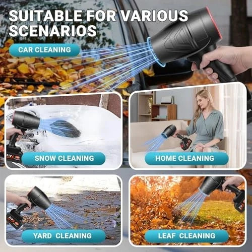 Brookstone Cordless Handheld Leaf Blower, 21000 RPM | eBay