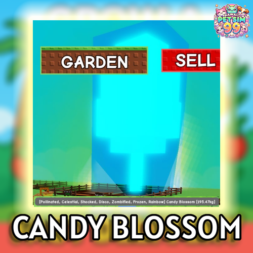 8T 195KG GIANT Candy Blossom Grow A Garden | Roblox | Fast Delivery ...