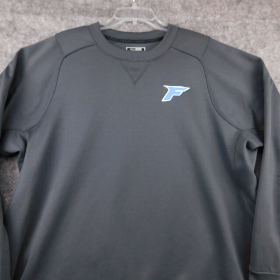 Atlanta Falcons Sweatshirt Mens 2XL XXL Gray Pullover Sweater Crew Neck ...