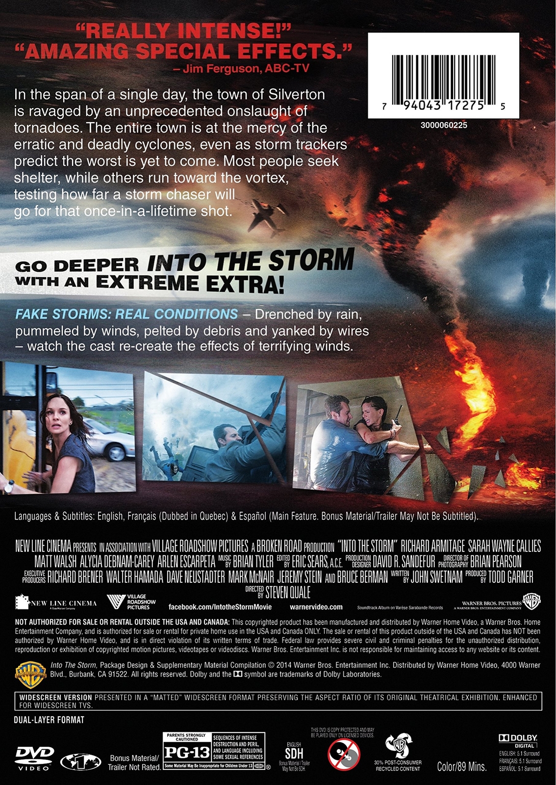 Into the Storm (DVD, 2014) for sale online | eBay