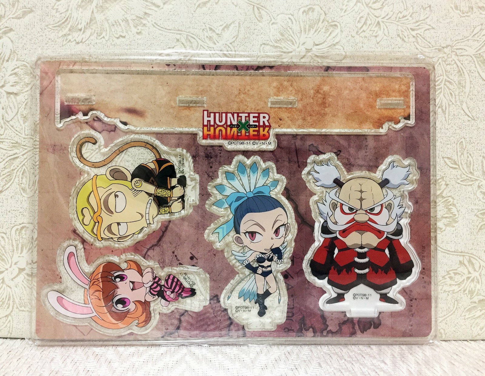 NEW Hunter x Hunter Acrylic Stand Set Pyon Cluck Saiyu Botobai Official ...