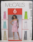 McCall's Pattern 4440 Misses Fitted Dress Two Lengths Size AAX (4-6-8 ...
