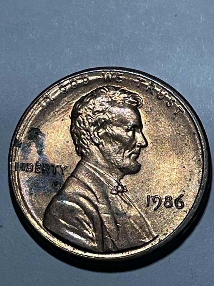1986 Lincoln Memorial Penny No Mint Mark Wide AM (670) | eBay