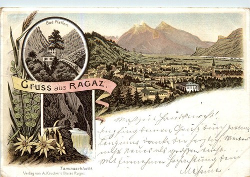 Gruss aus Ragaz - Litho -268426 | eBay