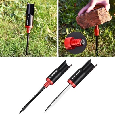 Fishing Rod Pole Holder Insert Ground Support Stand Universal Aluminium ...