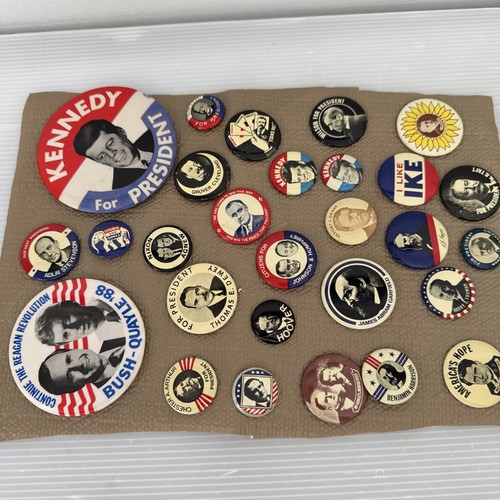 Political Campaign Reproduction Buttons. Lot Of 28. CR | eBay