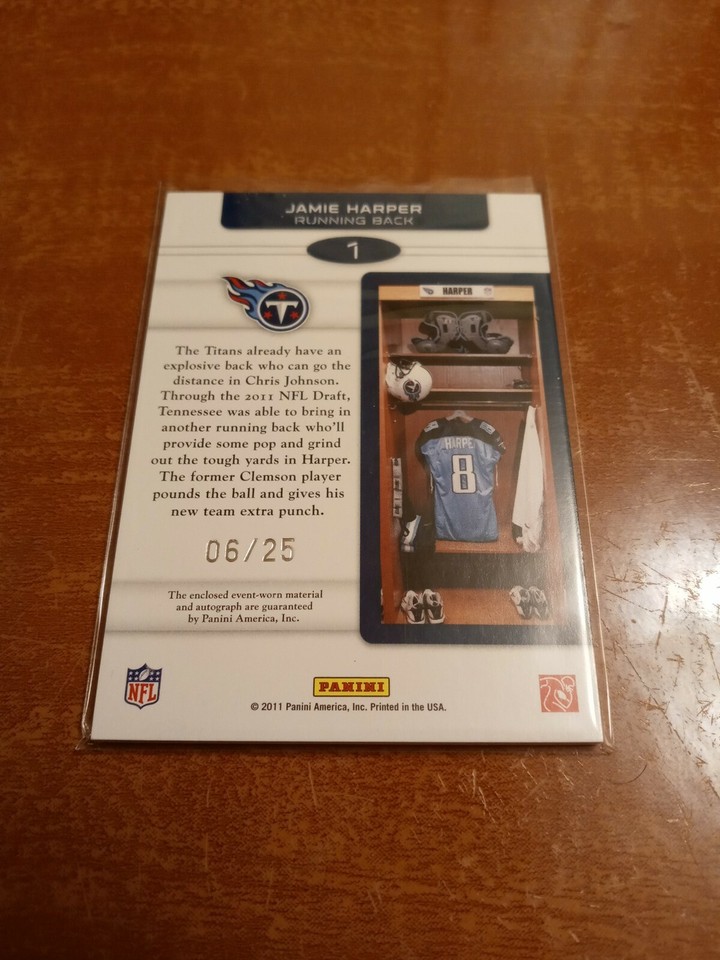 JAMIE HARPER 2011 ROOKIES & STARS DRESS FOR SUCCESS PATCH AUTOGRAPH ...