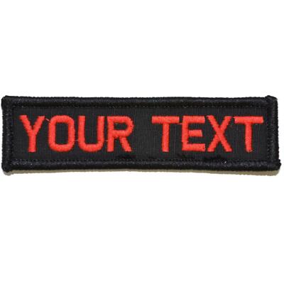 Custom Text Patch - 1x3.75 | eBay