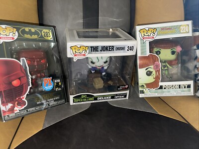 Funko Pop! DC villains lot - Red Death, Joker (Hush), & Bombshells ...