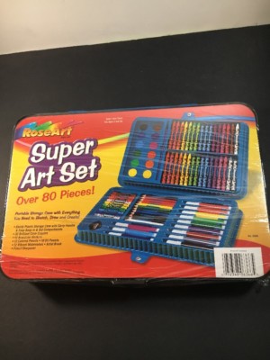 RoseArt Super Art Set - 80+ Pieces New Sealed - Non Toxic Ages 4+ | eBay