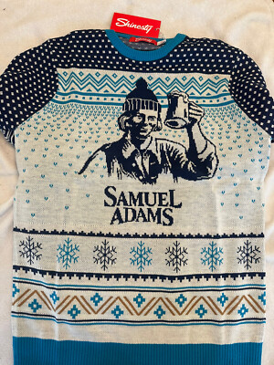 Shinesty Samuel Adams Ugly Christmas Sweater Mens Medium - New With ...