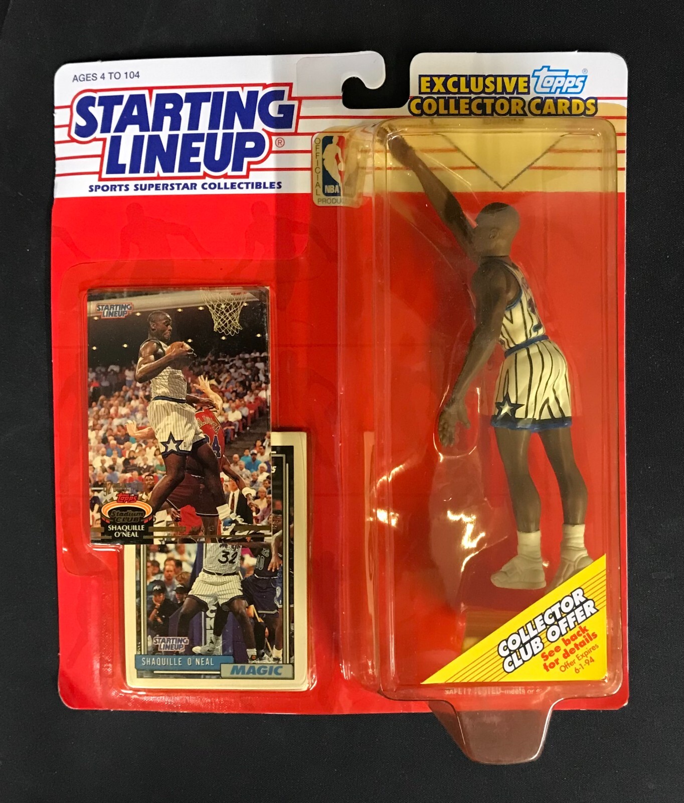 Starting Lineup 1993 Edition Shaquille O'Neal Exclusive Topps ...