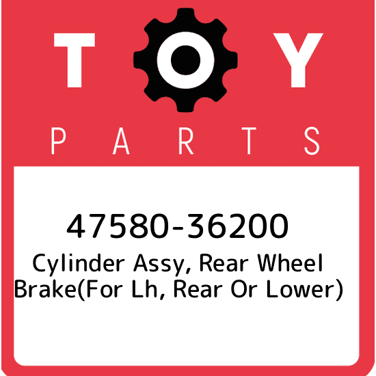 Toyota Genuine 47580-36200 Cylinder ASSY RR Wheel Brake OEM for sale ...