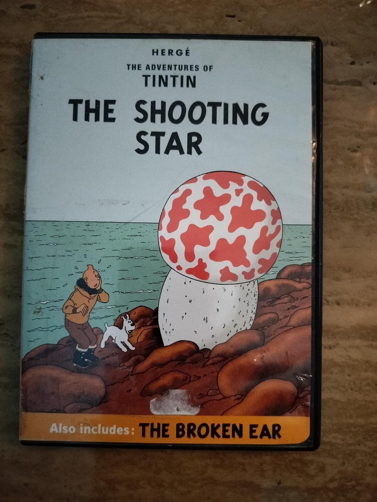 Adventures of Tintin The Shooting Star & The Broken Ear (DVD, ex-lib ...
