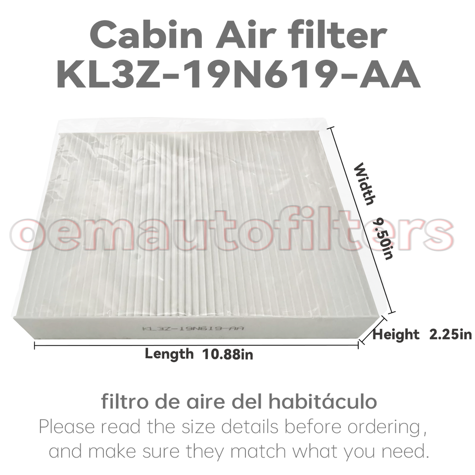 OEM KL3Z19N619AA Motorcraft FP92 FP79 Cabin Air Filter Ford E450 Forest ...
