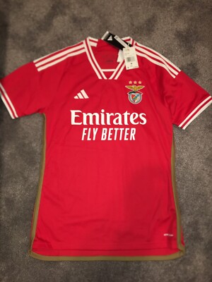 Adidas Benfica FC Portugal 23/24 Red Home Jersey Mens Sz Medium SLB ...
