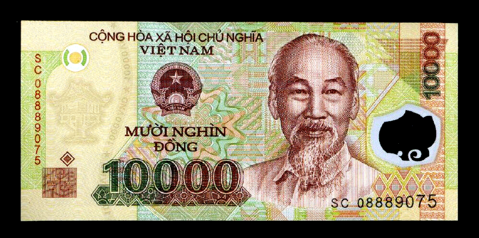 30,000 Vietnam Dong One 20000 & One 10000 Vietnamese Dong Note Unc ...