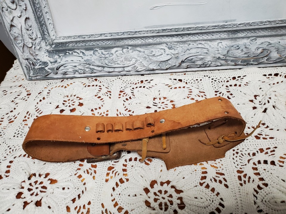 Vtg Mattel Shootin Shell Fanner Pistol Cap Gun Ammo Holster Belt Only ...