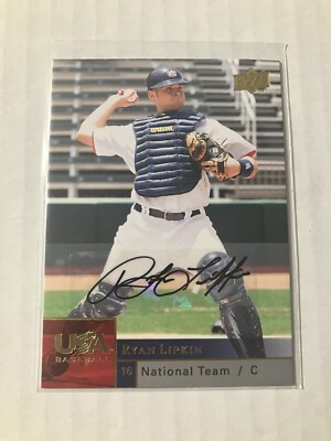 2009 Upper Deck USA National Team Auto Ryan Lipkin #USAB-RL Auto | eBay