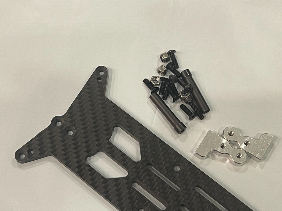 Carbon Fiber Upper Chassis For 1/10 Traxxas Rustler 2WD VXL / XL5 CF | eBay
