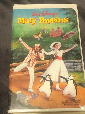 VHS 023 Original Walt Disney's Mary Poppins 1998 Original Packaging | eBay