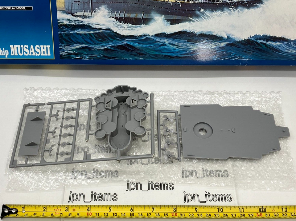Musashi 1/450 Kit Japanese Imperial Japanese Navy Battleship Hasegawa ...