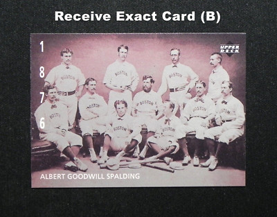ALBERT G. SPALDING 1994 Upper Deck Card #6 From Ken Burns BASEBALL Set ...