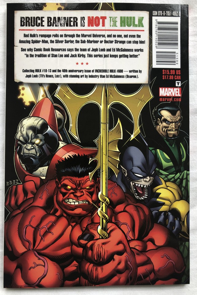 Hulk Volume 3: Hulk No More TPB (Hulk (Paperback Marvel)), Loeb, Jeph ...