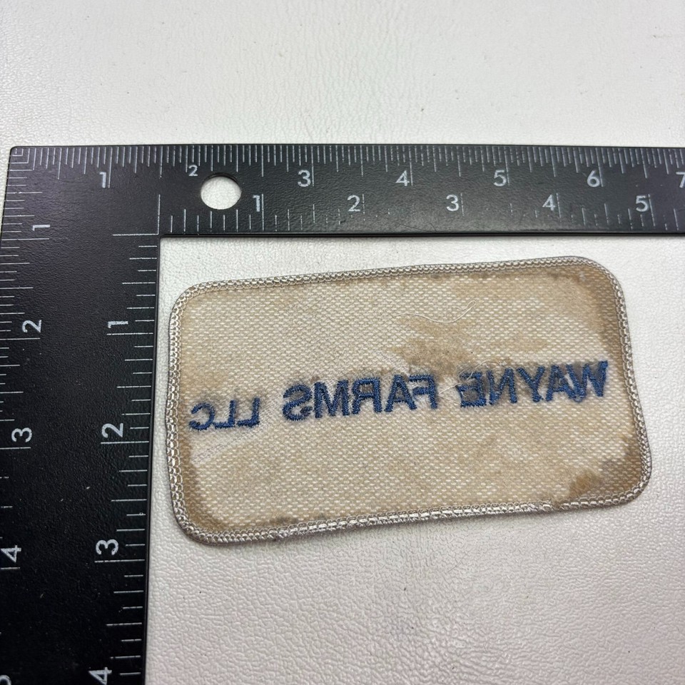 USED WAYNE FARMS LLC Patch (Uniform / Advertising) 51a7 | eBay