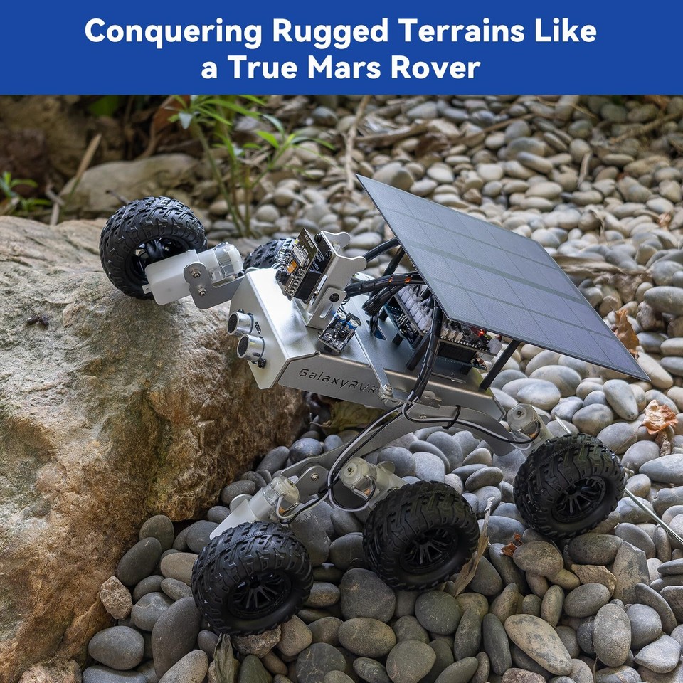 SunFounder Galaxy RVR Mars Rover Kit Smart Video Robot Car Kit | eBay