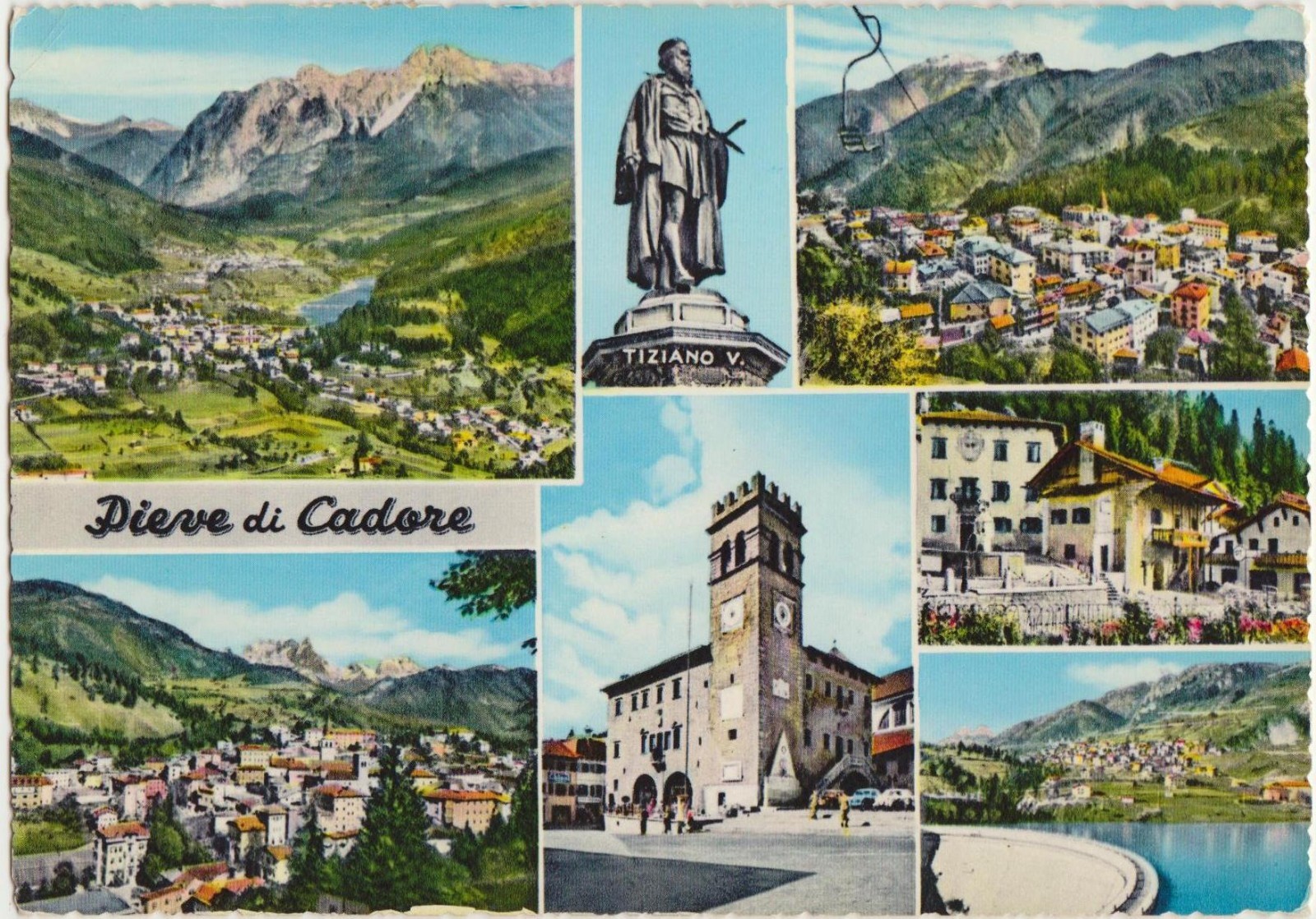 PIEVE DI CADORE - VEDUTINE (BELLUNO) 1966 | eBay