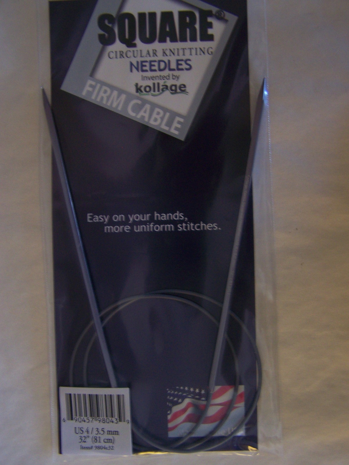 Kollage Square Circular Knitting Needles 32" FIRM | eBay