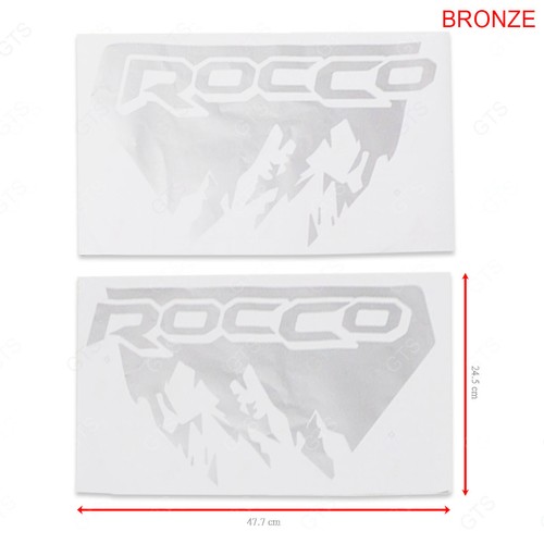 For Toyota Revo Rocco SR5 2015 20 Silver ROCCO Side Body L+R Sticker ...