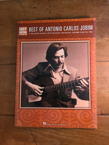 Best of Antonio Carlos Jobim Easy Guitar Notes & Tab Hal Leonard New ...