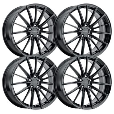 (Set-4) Vision 473 Axis 20x8.5 5x112 35mm Gloss Black Wheels Rims 20 ...