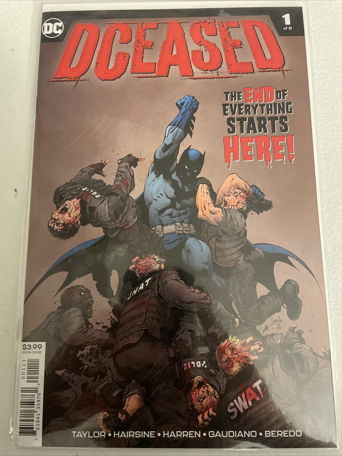 Dceased 1 James Tynion Written With Greg Capullo Cover Zombies! DC ...