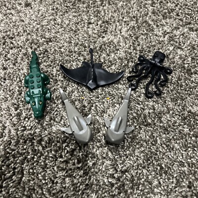 LEGO Sharks Alligator Octopus Sting Ray Sea animals lot of 5 | eBay