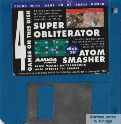 Amiga Power - Issue 38 - Coverdisk 38A - Super Obliterator - Floppy ...
