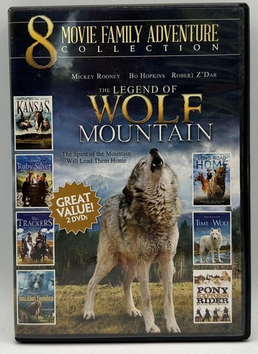 8 Movie Family Adventure Collection DVD 2 Disc Over 12 Hours Free ...